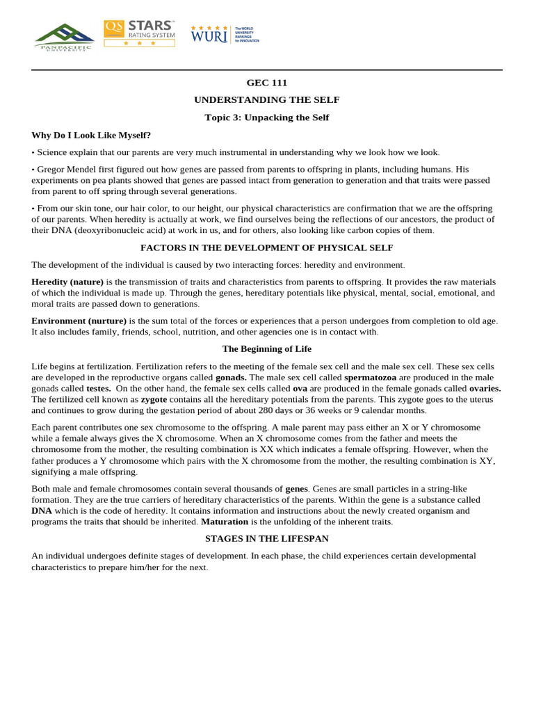 GEC 111-Module 3 | PDF