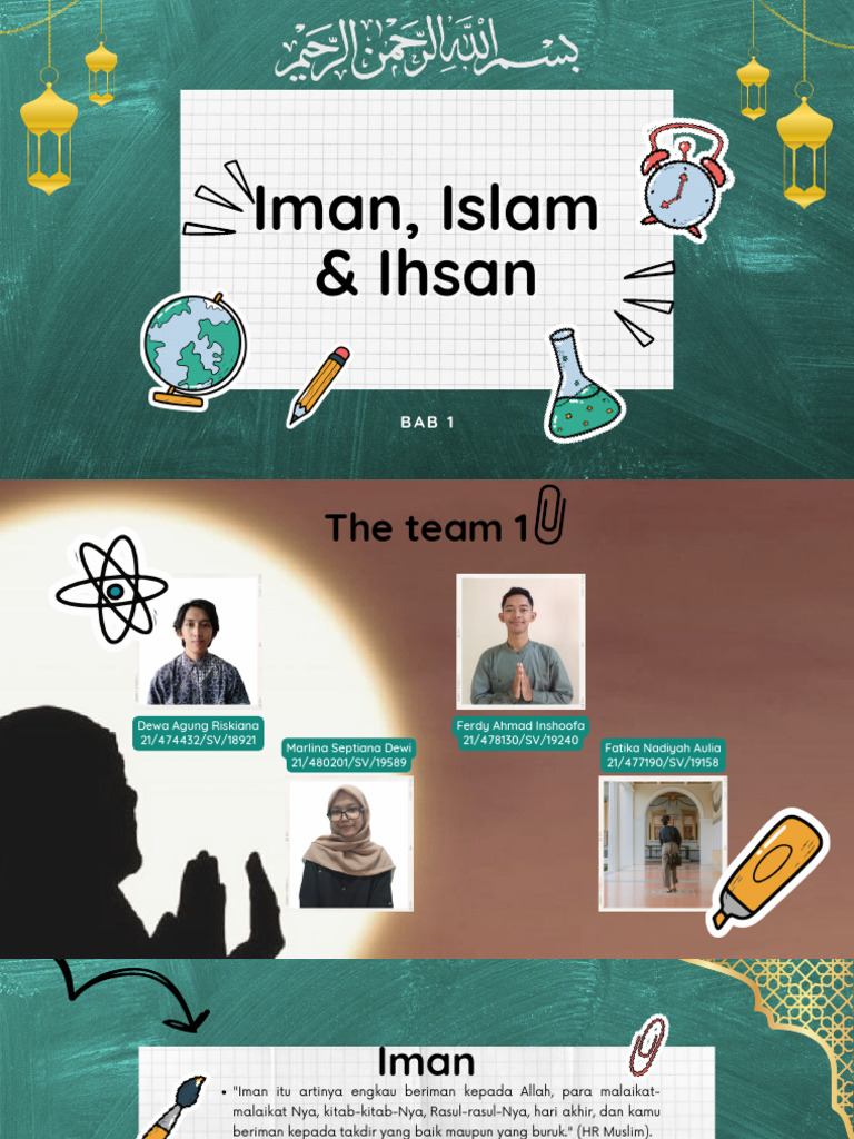 Kel.1 Iman, Islam, Dan Ihsan | PDF