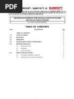 Method Statement Water Reticulation | PDF | Pipe (Fluid Conveyance ...