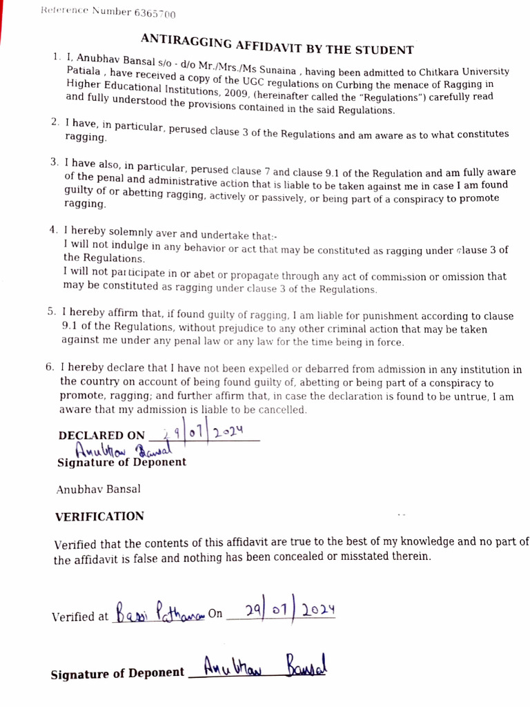 Antiragging: Auulobaal | PDF