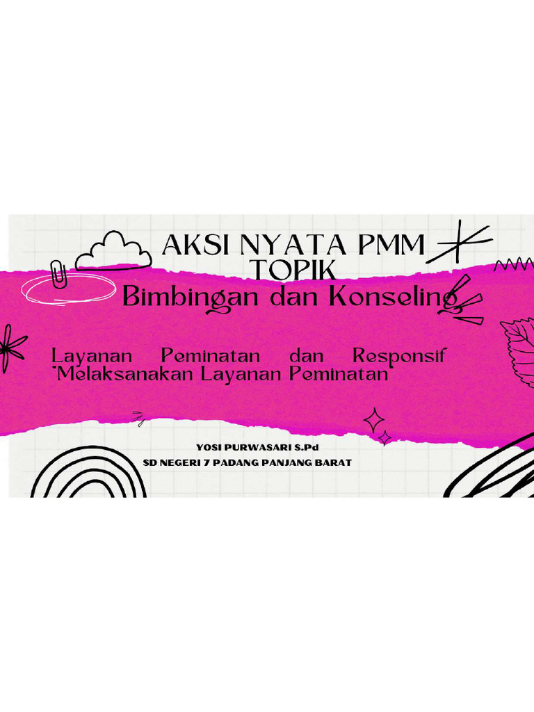 Aksi Nyata PMM BK Peminatan | PDF