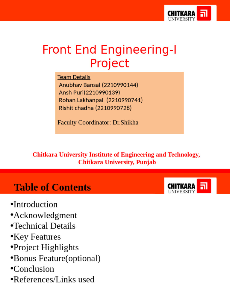 Fee Project T | PDF