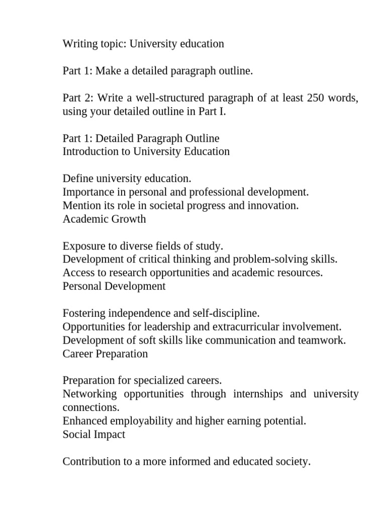 Writing Topic 1 | PDF