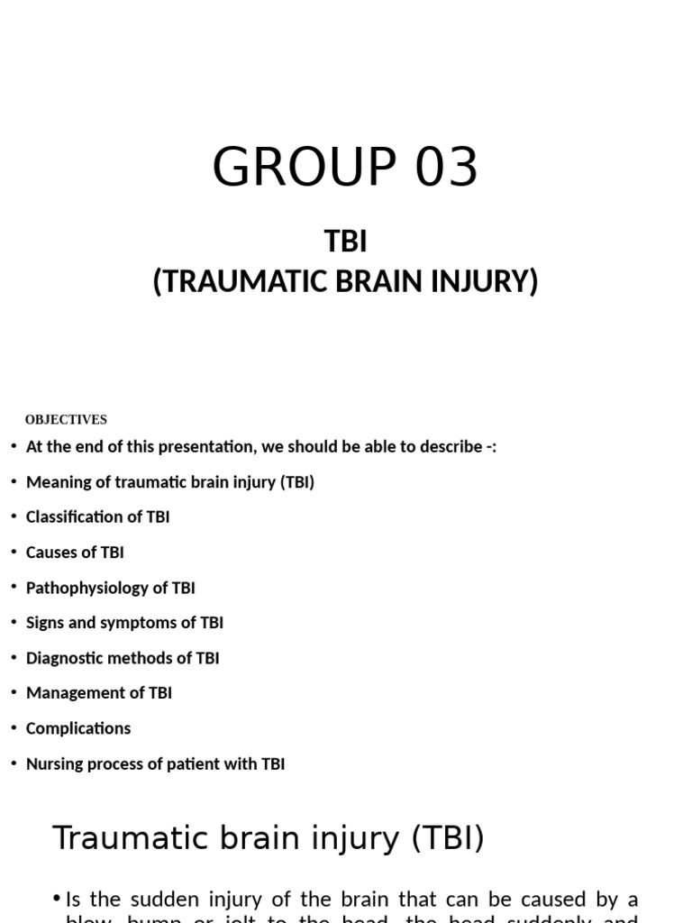 Tbi Final | PDF