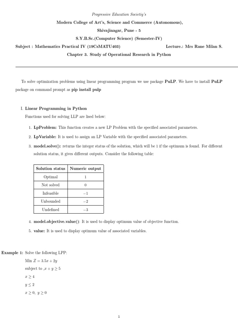 Operations Researchers | PDF | Mathematical Optimization | Linear ...