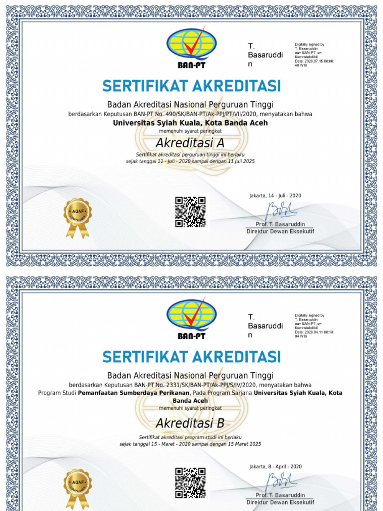 Sertifikat AKred | PDF
