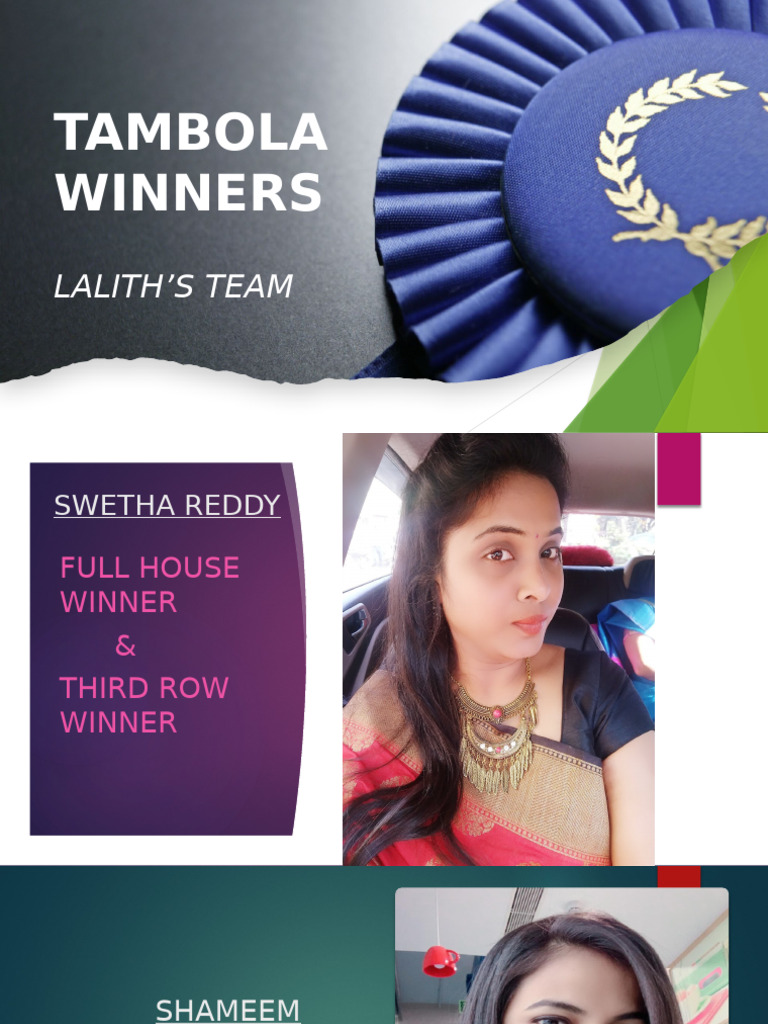 Tambola Winners | PDF