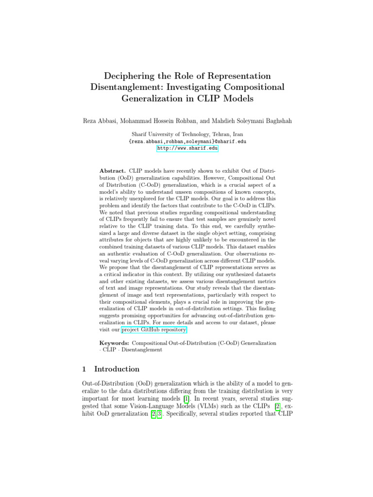 Deciphering The Role of Representation Disentanglement: Investigating Compositional ...