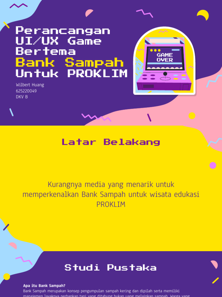 Perancangan UI - UX Game Untuk Bank Sampah | PDF Perancangan UI - UX Game Untuk Bank Sampah | PDF