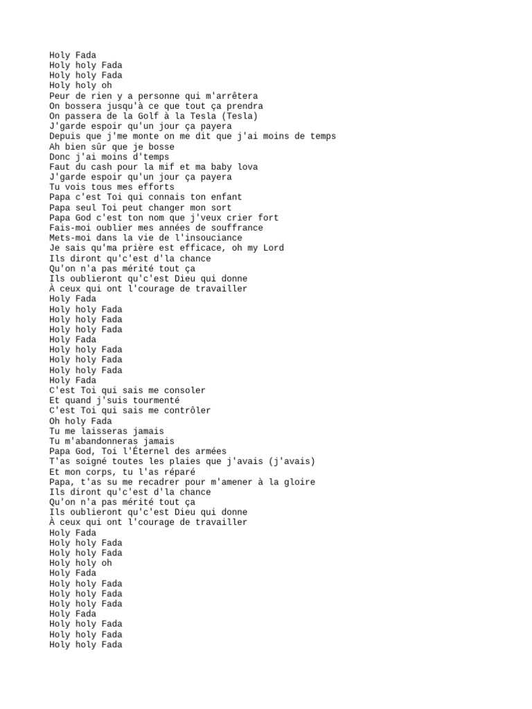 Jeady Jay - Holy Fada (Official | PDF