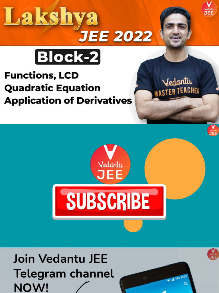 JEE Maths Calculus | PDF