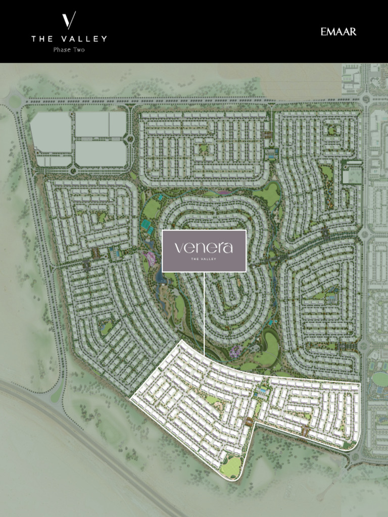 Venera The Valley Master Plan | PDF