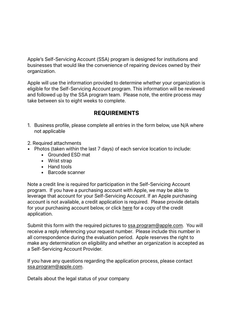 Ssa Notification of Interest.v2 | PDF