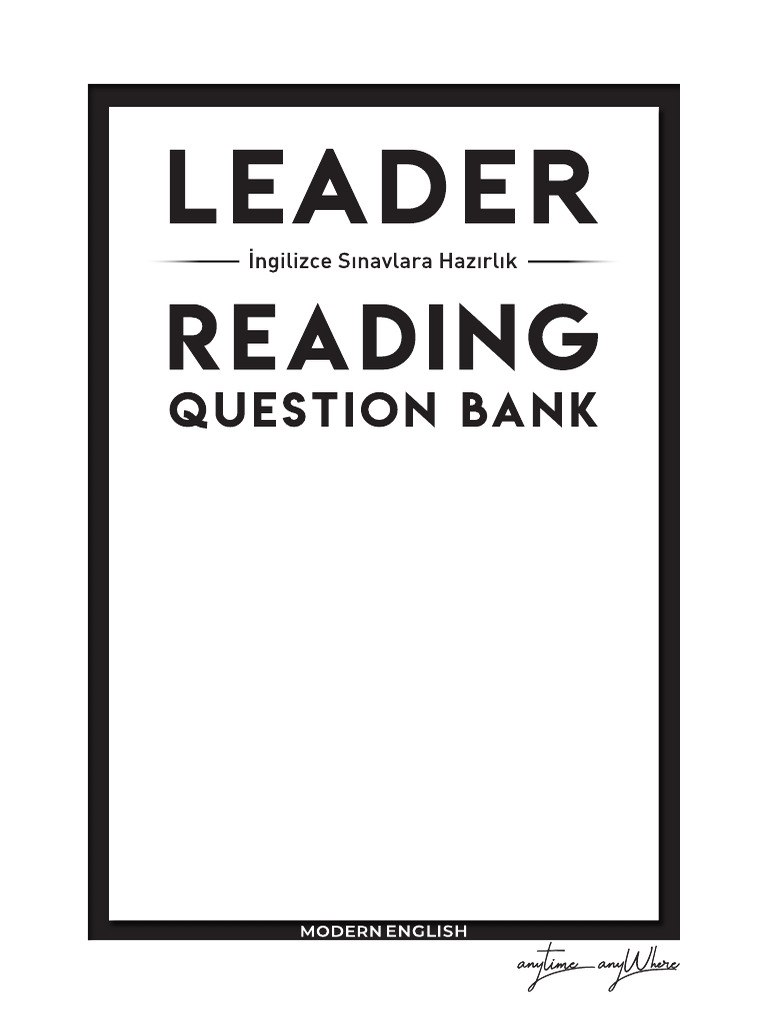 Leader Reading | PDF