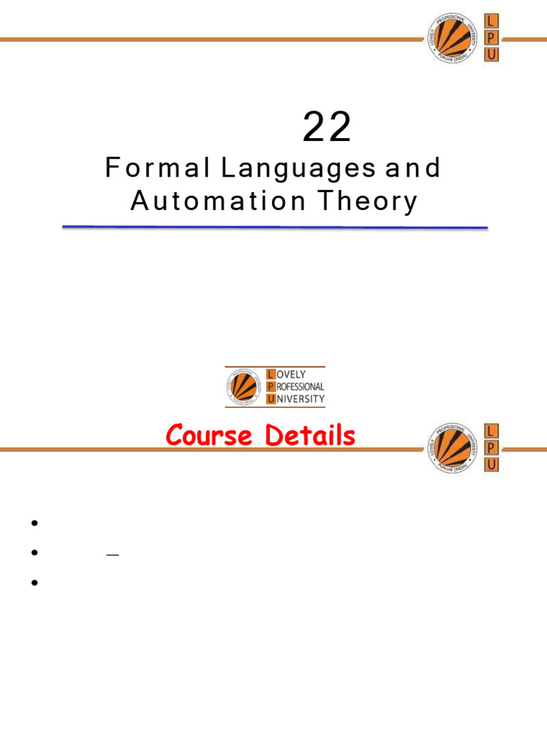 Lecture 0 CSE322 | PDF