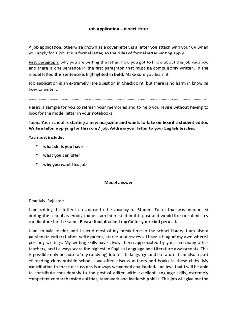 Job Application 2 | PDF