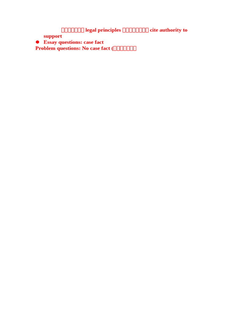 Contract Notes Sem A | PDF