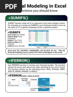 Free Financial Modeling & Excel Resources From Wall Street Oasis | PDF