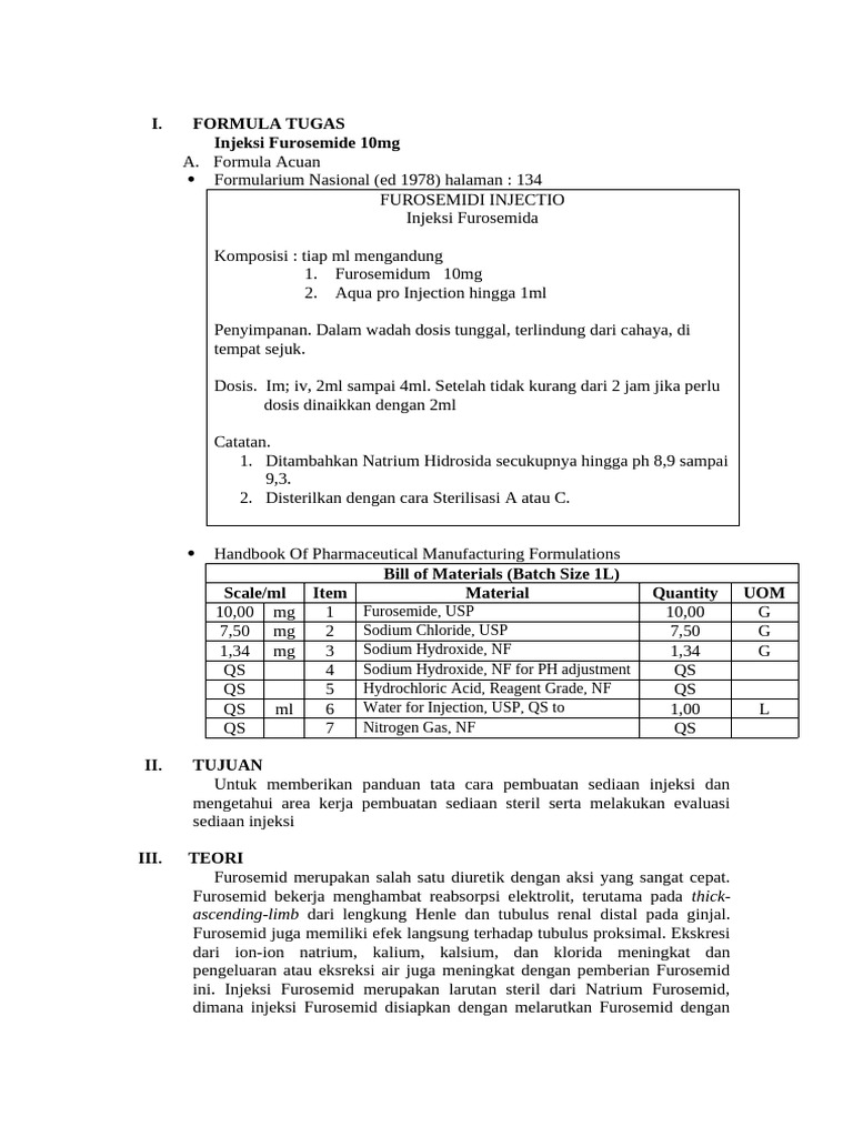 FORMULA TUGAS Uts | PDF