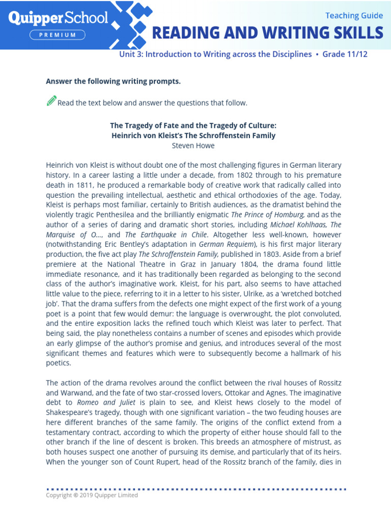 PDF (Texts) - RW 11 - 12 - Unit 3 - Lesson 3 - Writing in The ...