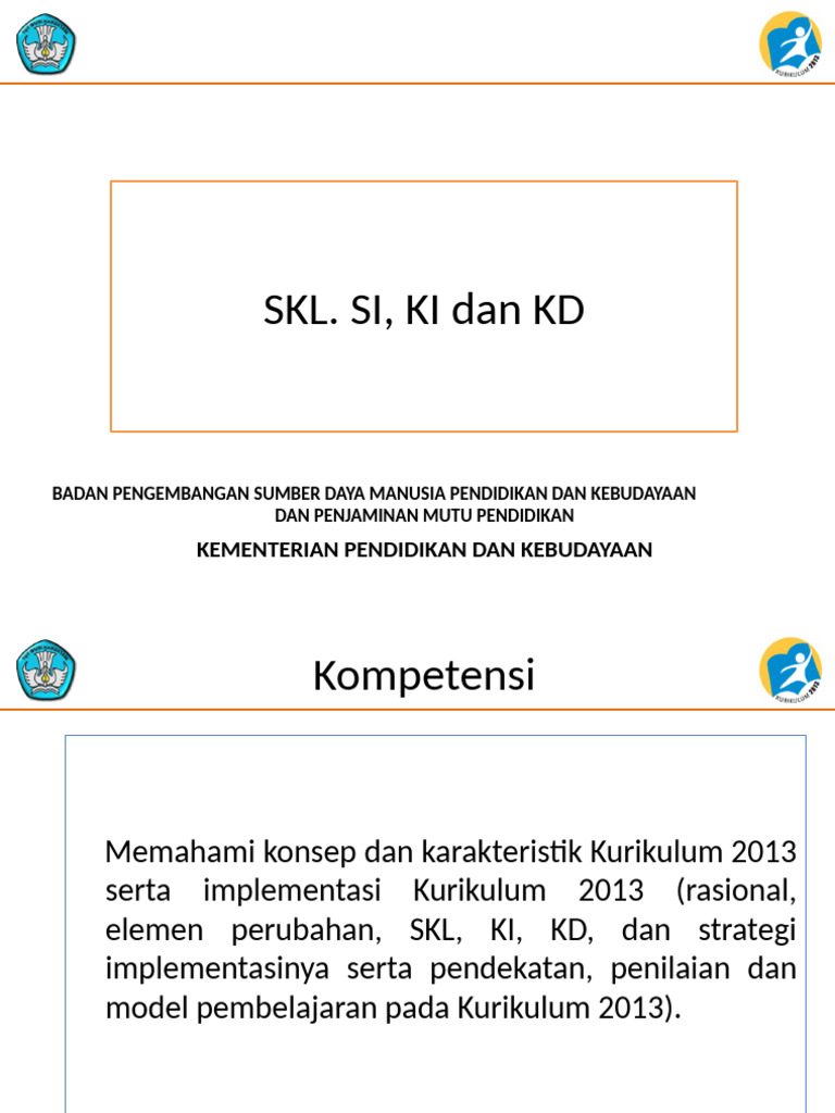 1.2a SKL, SI, KI Dan KD | PDF