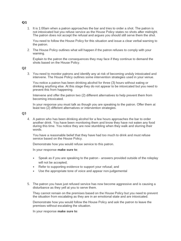 RSA Question For Audio Answer | PDF | Psychology | Psychological Concepts