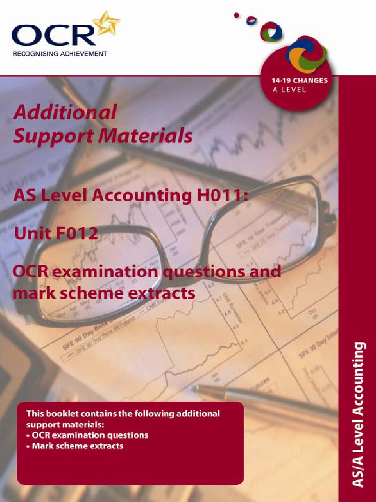 Unit f012 Ocr Examination Questions and Mark Scheme Extracts | PDF