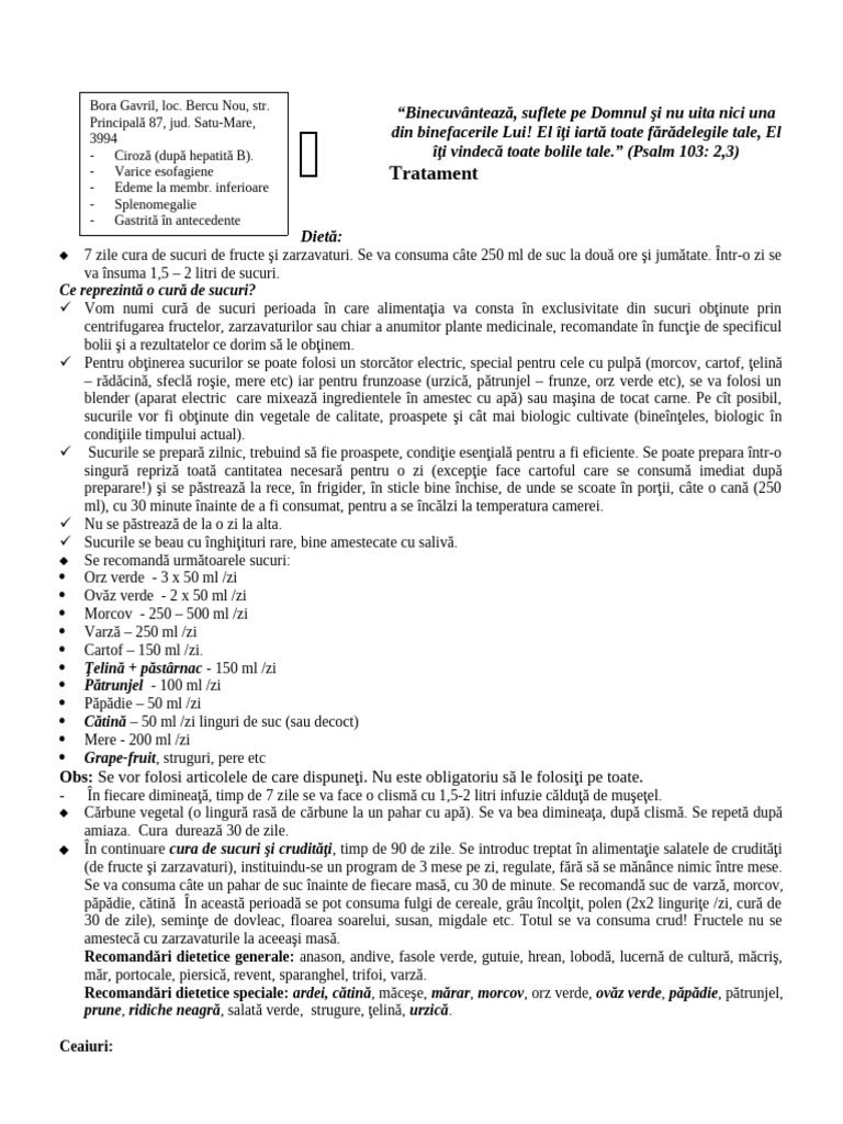 Ciroza, Varice Esofagiene | PDF