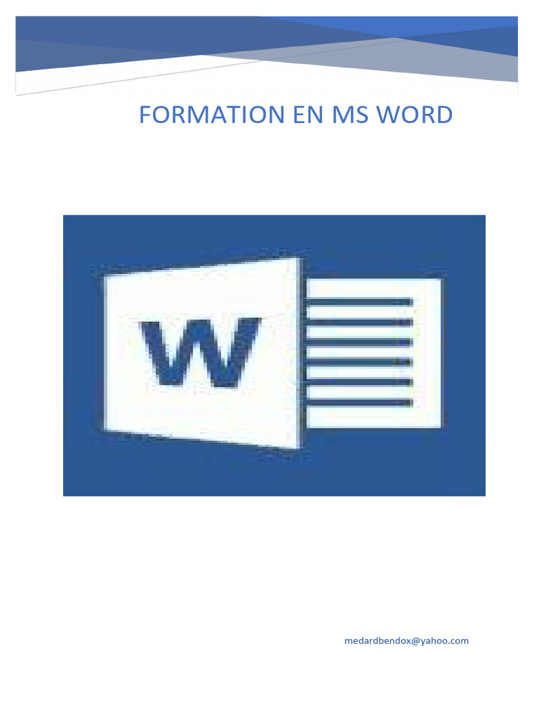 Formation en Ms Word | PDF