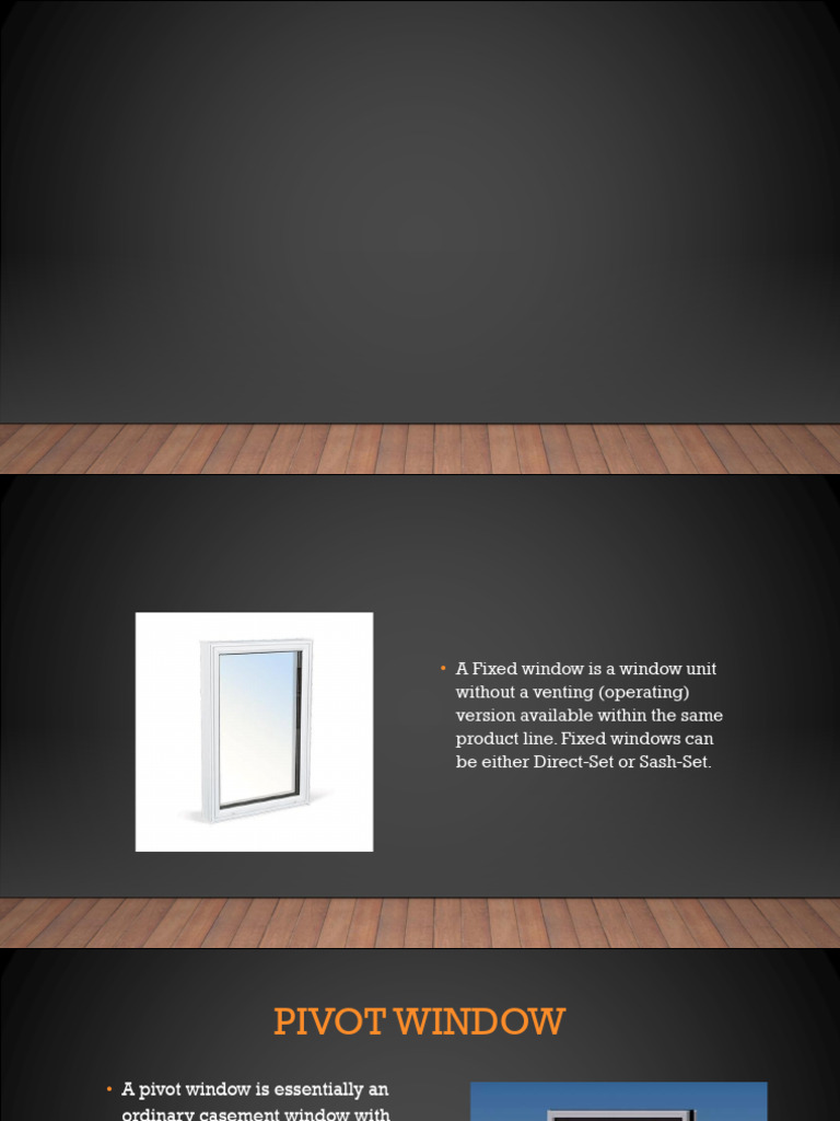 Group 1 (Types of Windows) | PDF