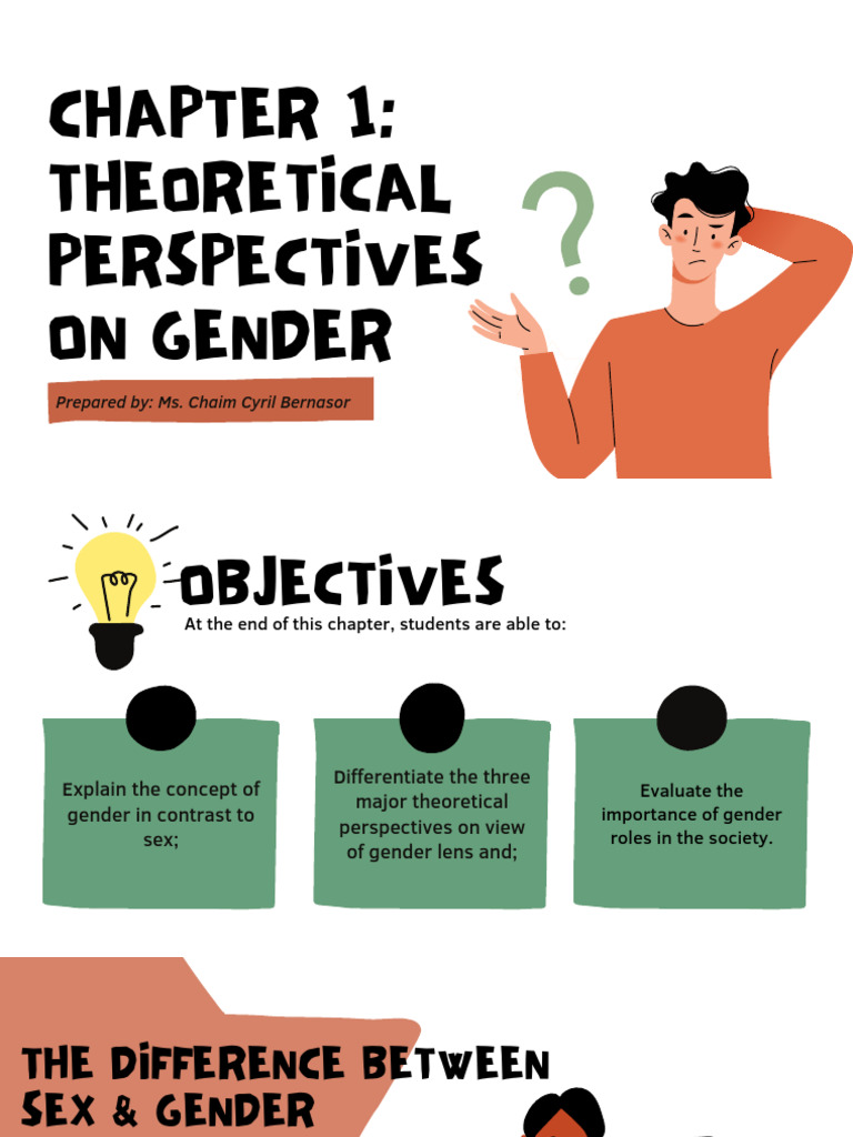 Chapter 1 Theoretical Perspectives On Gender | PDF