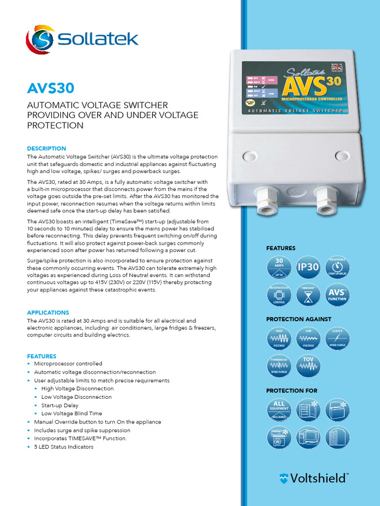 AVS30 Data Sheet v2 Feb 2023 | PDF