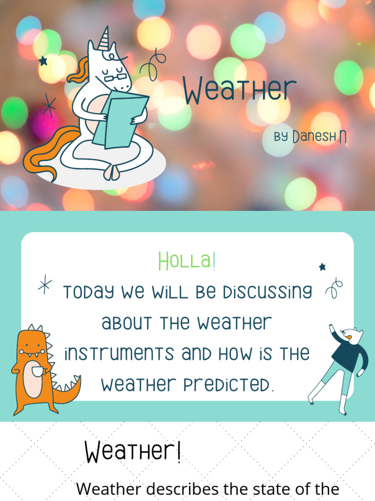 Weather by Danesh.N | PDF