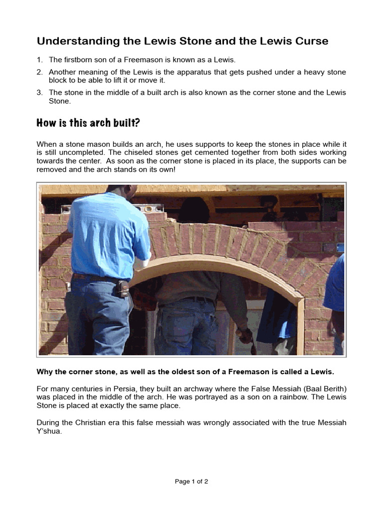 Understanding The Lewis Stone The Lewis Curse | PDF
