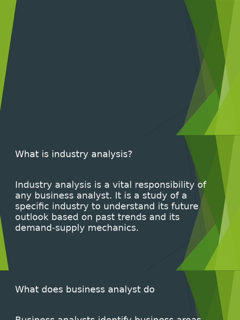 Industry Analysis Module 2 | PDF