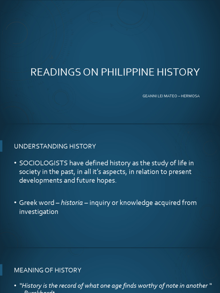 Hist 1 PPT 1 | PDF