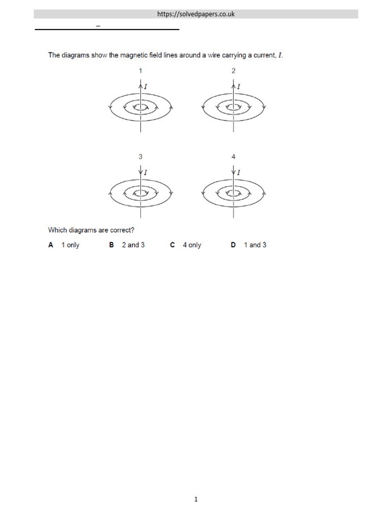2022 N Electromagnetism Igcse Physics 0625 | PDF