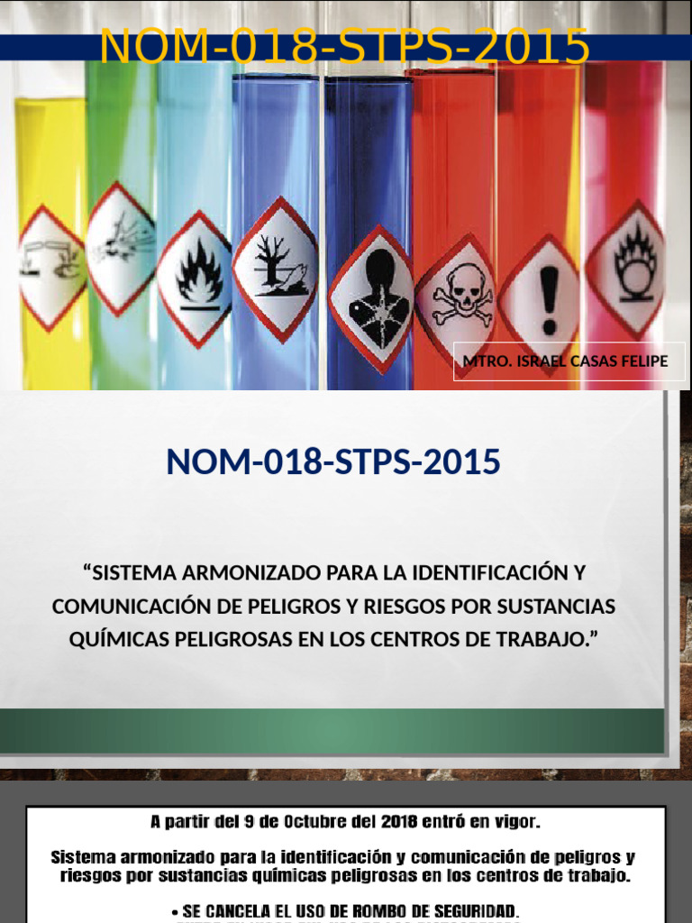 11 - Nom-018-Stps-2015 | PDF