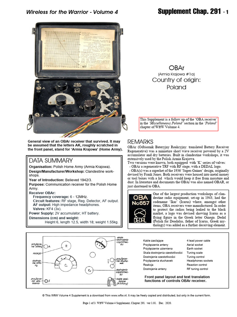 291 OBA V 1 01 | PDF