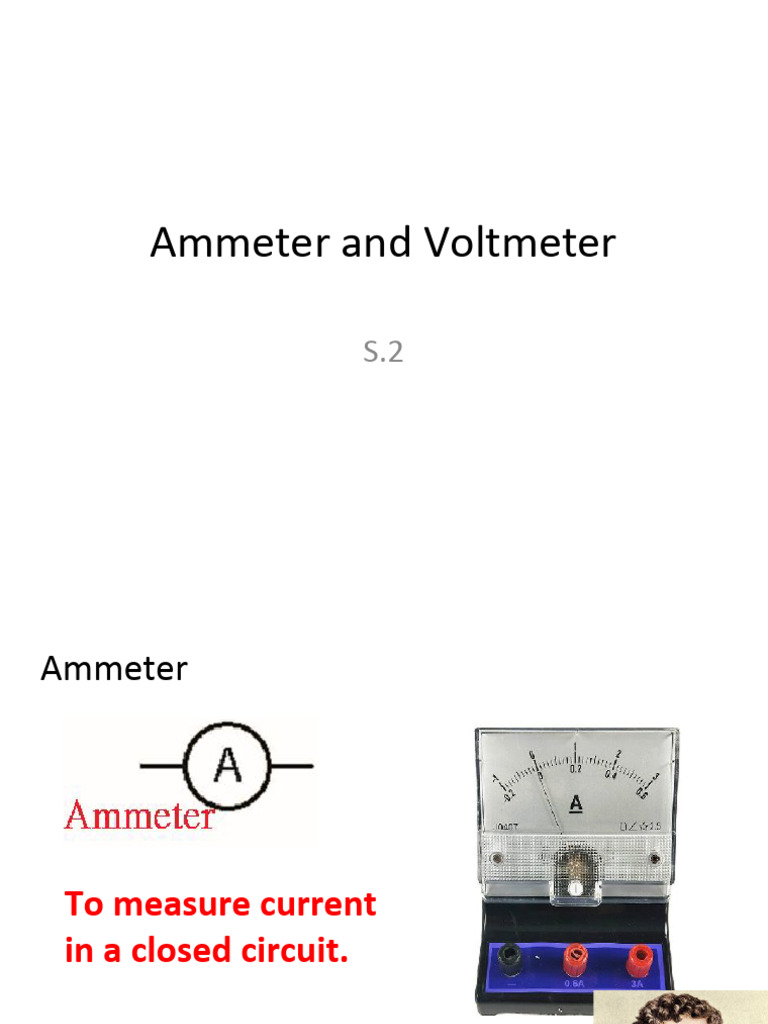 8.4 - Ammeter and Voltmeter | PDF