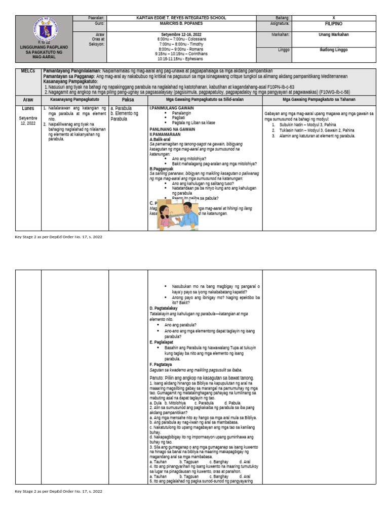 GR10 WLP Q1 W2 Popanes | PDF