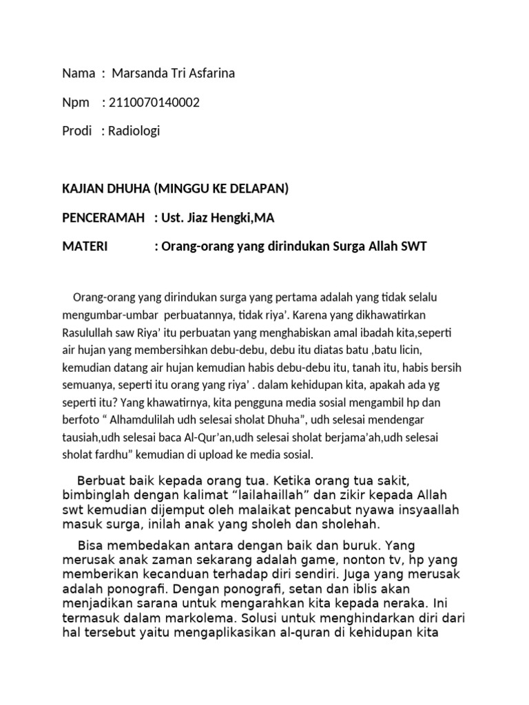 Radiologi - 002 - Marsanda Tri Asfarina | PDF