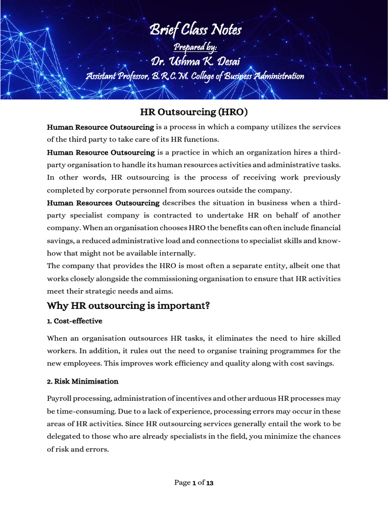 CIH - Module 1 | PDF