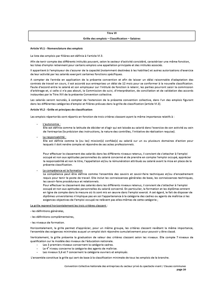 Grilles de Classification | PDF