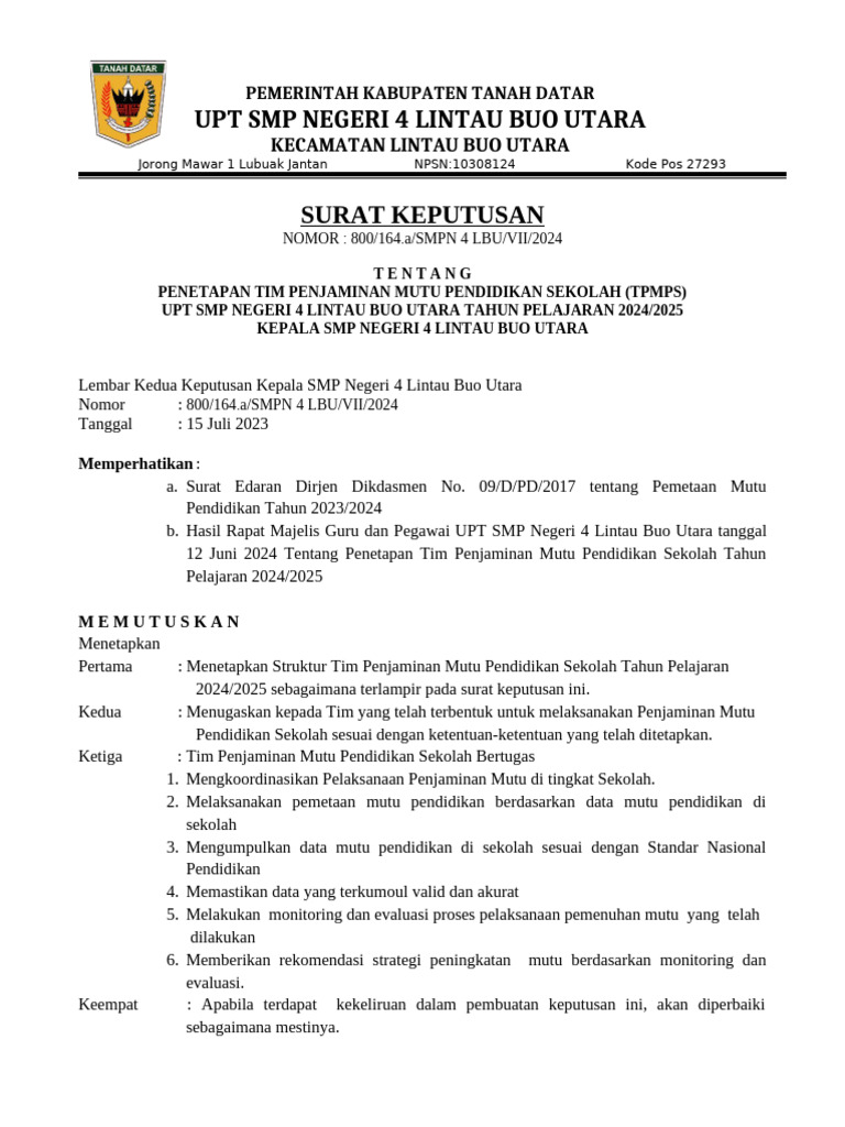 SK TPMPS 2024 Oke | PDF