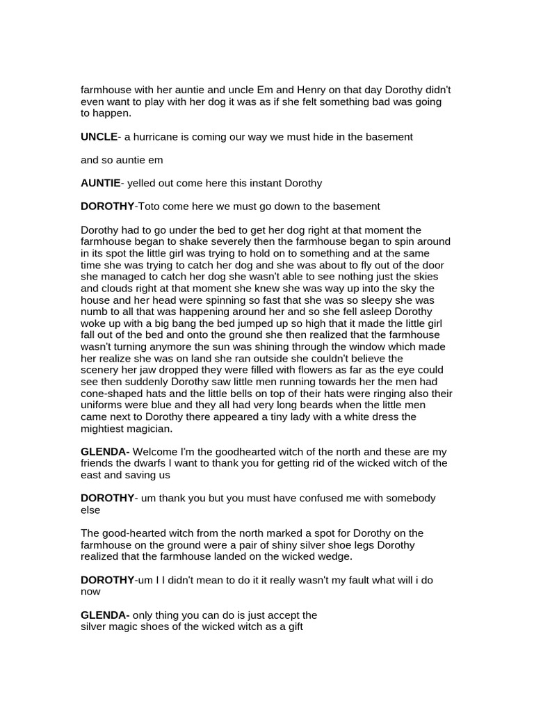 The Wonderful Wizard of Oz | PDF