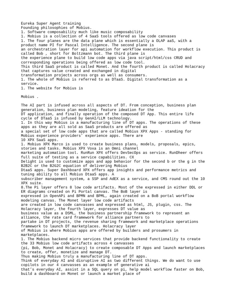 Eureka Super Agent Training I | PDF