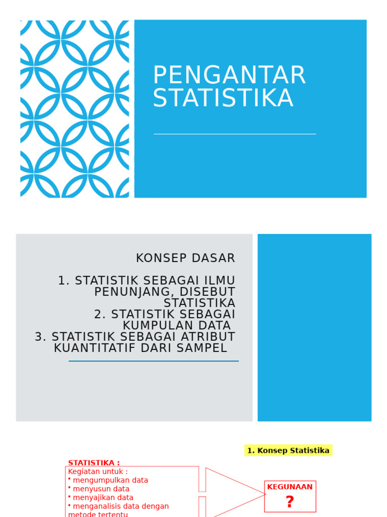 Pengantar Statistika | PDF