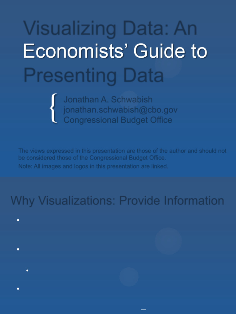Schwabish Visualizing Data Aabpa - Part1 | PDF
