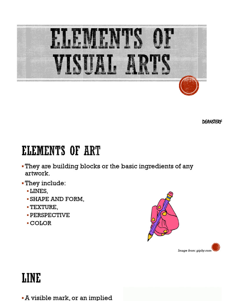 Elements of Visual Artss | PDF